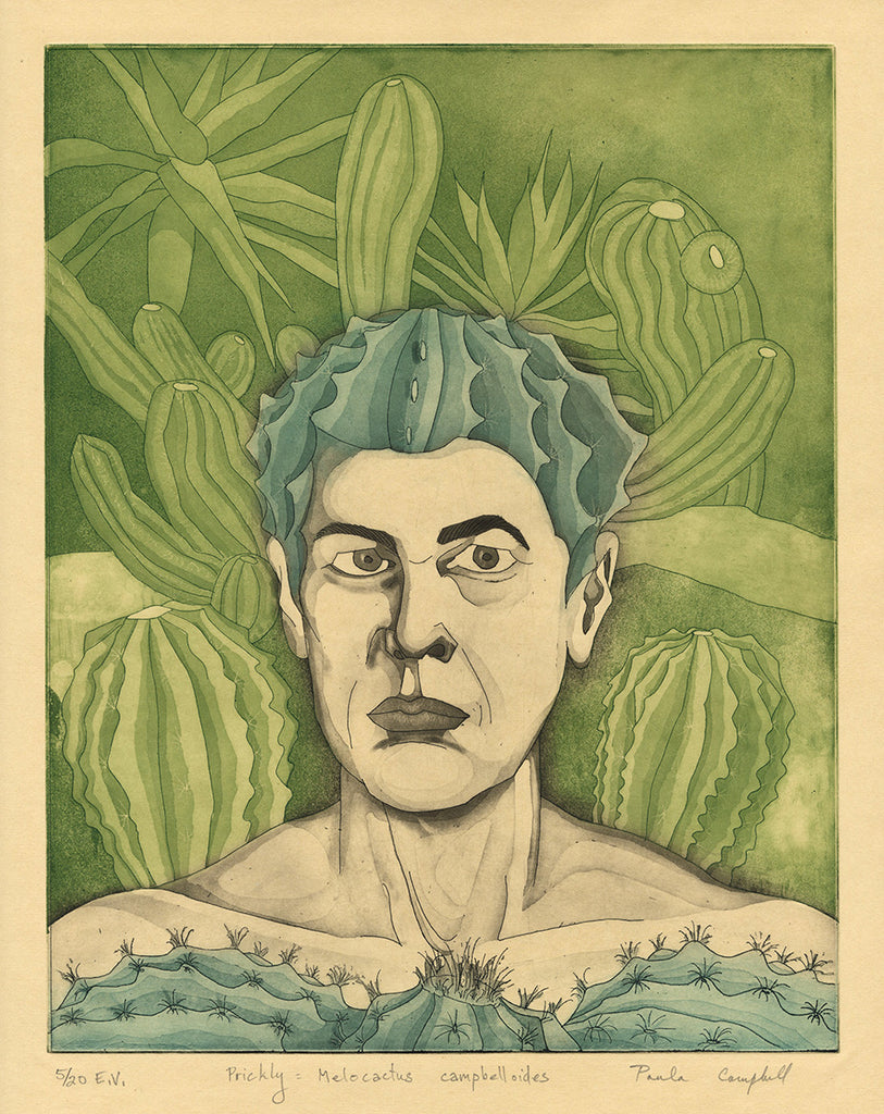 Paula CAMPBELL - Prickly: Melocactus campelloides - Color intaglio ...